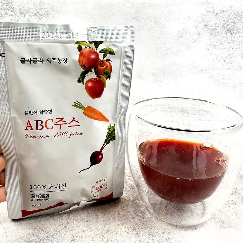 팔도감 - 사과·당근·비트를 넣어 만든 ABC 주스 100ml*30팩